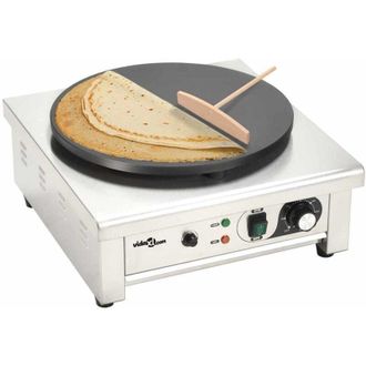 vidaXL Elektrischer Crepe-Maker mit ausziehbarem Tablett 40 cm 3000 w - Vidaxl