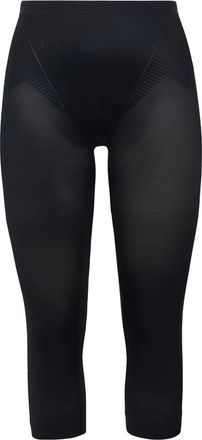 Spanx pantalon court à design côtelé - Noir