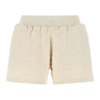 Off-white Terry Off Shorts - - Shorts - Damen - Beige - M