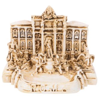 Artibetter Miniatur Trevi brunnen Kirche Modell aus Stabilem Harz K&uuml;nstlerische Tischdekoration Italienisches Reisesouvenir Einzigartiges Geschenk f&uuml;r Zuhause Ho