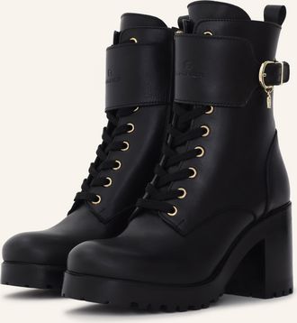Aigner Aigner Block Heel Lace Bootie Amy 23d schwarz