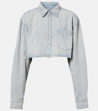 Balenciaga Chemise courte en denim
