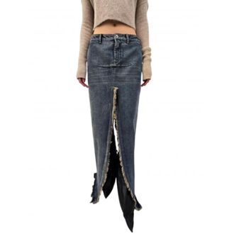 Rick Owens Damen, R&ouml;cke, Blau, W27Gr&ouml;&szlig;e