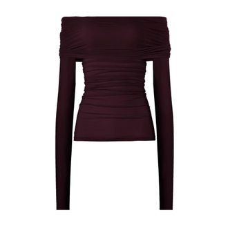 Wolford Femme, Tops, Violet, Taille: 36 FR Haut &agrave; manches longues