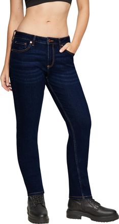 QS by s.Oliver Jeans Catie/Slim Fit/Mid Rise/Slim Leg/Super Stretch
