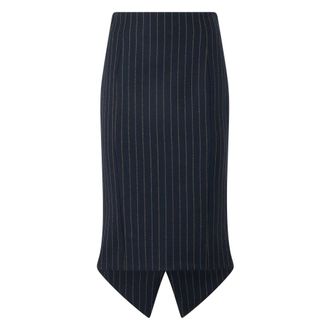 Moschino Bleistiftrock mit Schlitz - - Skirts - Damen - Blau - XS