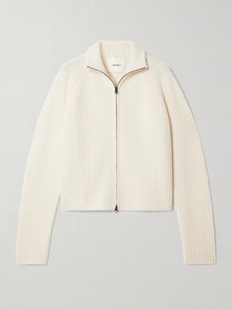 Lisa Yang Cardigan En Cachemire Côtelé Sadie - Crème