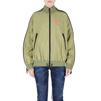 Dsquared2 Stylische Oversize Jacke - - Jackets - Damen - Gr&uuml;n - 2XS