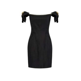 Elisabetta Franchi Femme, Robes, Noir, Taille: 36 FR Mini Robe