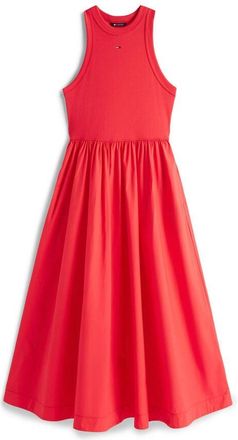 Tommy Jeans Damen Kleid aus Popeline