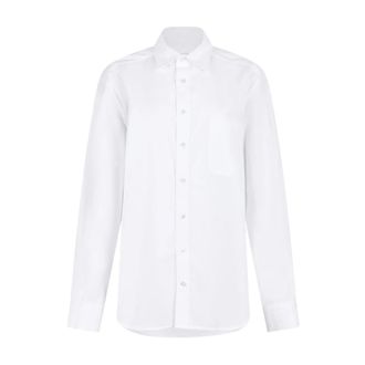 Douuod Klassisches Baumwollhemd - - Blouses & Shirts - Damen - Wei&szlig; - S