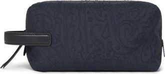 Etro Kulturbeutel aus Jacquard - Blau