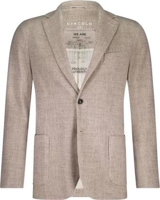 Circolo 1901 Homme, Vestes, Beige, Taille: 2XL Piquet Jacket