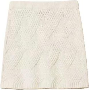 Twinset 262Tt3352 Strick-Minirrock - - Skirts - Damen - Wei&szlig; - M