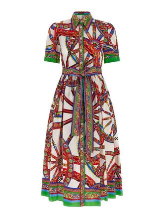 Dolce & Gabbana Robe Au Genou - Multicolore
