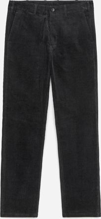 Arket Gerade Geschnittene Chinohose Aus Cord -Schwarz