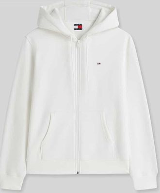 Tommy Jeans Regular Fit Sweatjacke aus Baumwoll-Mix