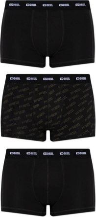 Diesel Homme, Sous-v&ecirc;tements, Noir, Taille: M Damien-Utlt-3Pack Boxer Briefs