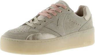 Victoria Baskets Turin Daim & Pi&egrave;ces M&eacute;tal Assorties & Semelle Caramel 1265100 pour Femme Beige 36
