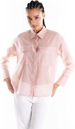Marella Femme, Blouses et Chemises, Rose, Taille: 38 FR Chemise Popeline