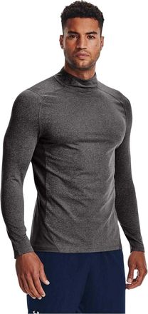 Under Armour T-Shirt f&uuml;r Herren, Stehkragen, Raglan lang&auml;rmelig (Grauheide)