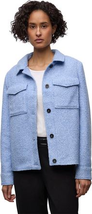 Street One Overshirt in Wolloptik frosted blue mel. 42