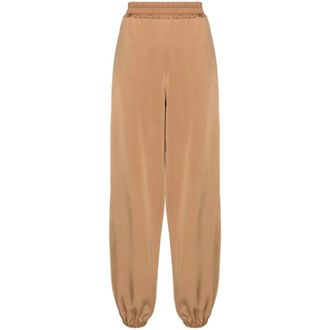 Jil Sander Jogginghose mit elastischem Bund - - Trousers - Damen - Braun - XS