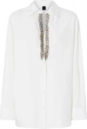 Pinko Pinko, Femme, Blouses et Chemises, Blanc, Taille: 38 FR Pinko - Hauts > T-Chemises