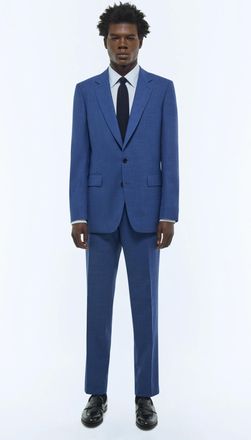 Fursac Costume ajust&eacute; en toile de laine - Taille 44 - Homme