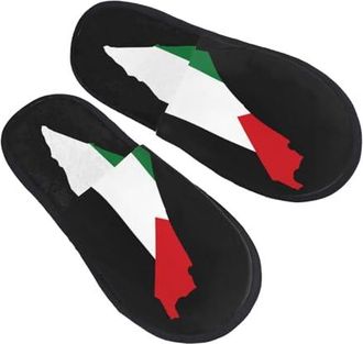Generic Pantoufles En Coton Carte Du Drapeau De La Palestine Anti Odeur Slippers Doux Chaussons Maison Pour La Maison DIntérieur Hiver M