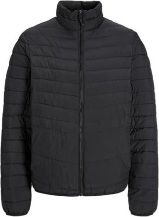 Jack & Jones JACK&JONES PLUS Jjestate Packable Puffer Collar Pls Veste matelass&eacute;e pour homme, Noir, XXXL