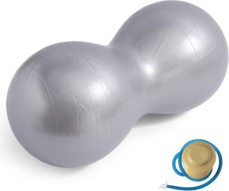 Generic Gymnastikball, Gymnastikball mit Luftpumpe, erdnussf&ouml;rmiger H&uuml;pf-Schreibtischstuhl, &Uuml;bungs-Yoga-Balance-Sitzball, f&uuml;r Kinder, Schwangerschaft, Heim-Fi