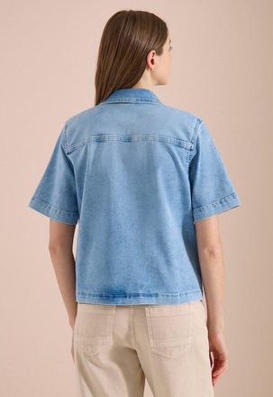 Cecil Jeansjacke in Denim-Optik
