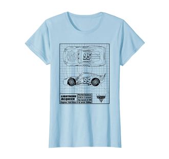 Disney Cars Lightning McQueen Blueprint T-Shirt