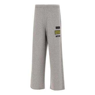 Maison Margiela Label Patch Sweatpants - - Trousers - Herren - Grau - M