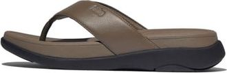 FitFlop Mens F-Mode Go Toe-Post Sandals, noix, 44 EU