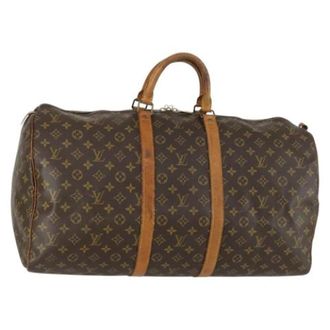 Louis Vuitton Pre-owned Canvas Weekender-Tasche - - Pre-owned - Damen - Braun - ONE SIZE