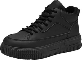 Generic Chaussures de tennis d&eacute;contract&eacute;es pour homme - Antid&eacute;rapantes et imperm&eacute;ables - En cuir synth&eacute;tique - Confortables - Pour la marche en plein air, Noi