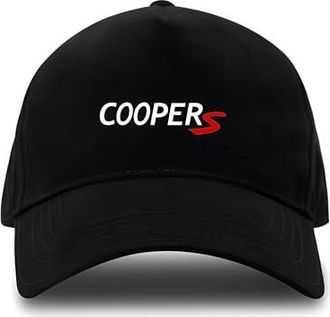 Generico Casquette noire pour Fans Cooper S - Coton Eco