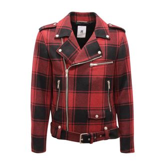 PT01 Wolljacke aus Turin- Made in Italy - - Jackets - Herren - Rot - XL