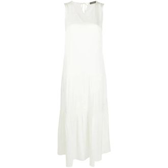 Lorena Antoniazzi Tank Sleeves Dress - - Dresses - Damen - Wei&szlig; - L
