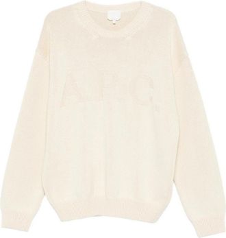 A.P.C. A. P.C. Pull Col Rond - Cr&egrave;me