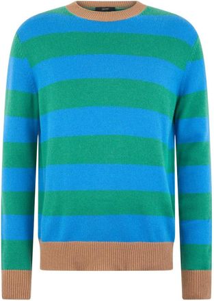 Herno Homme, Pulls, Multicolore, Taille: 2XL Pull ray&eacute; &agrave; col rond