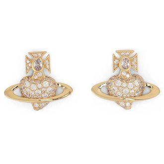 Vivienne Westwood Femme, Accessoires, Jaune, Taille: ONE Size Boucles doreilles Agnatha