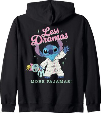 Disney Stitch & Scrump Less Dramas, More Pajamas Sleepy Time Kapuzenjacke
