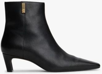 Tommy Hilfiger Femme, Chaussures, Noir, Taille: 39 EU TH Square Toe Kitten Bootie