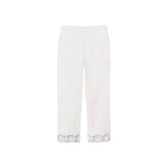 Twinset Damen, Hosen, Weiß, MGröße