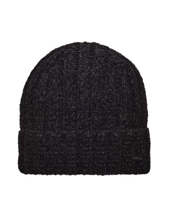 OPUS Damen M&uuml;tze | AWAMI SPARK Strickm&uuml;tze aus weichem Chenille black, 0