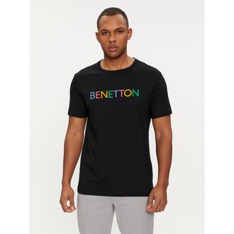 Benetton United Colors Of Benetton T-Shirt 3I1XU100A Schwarz Regular Fit