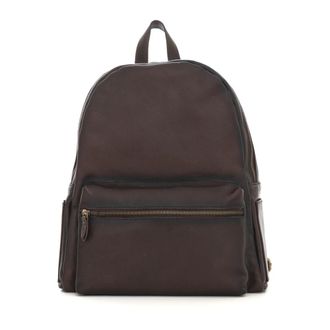 Alberto Luti Zaino-Tintoincapomoro Leder Rucksack - - Bags - Herren - Braun - ONE SIZE